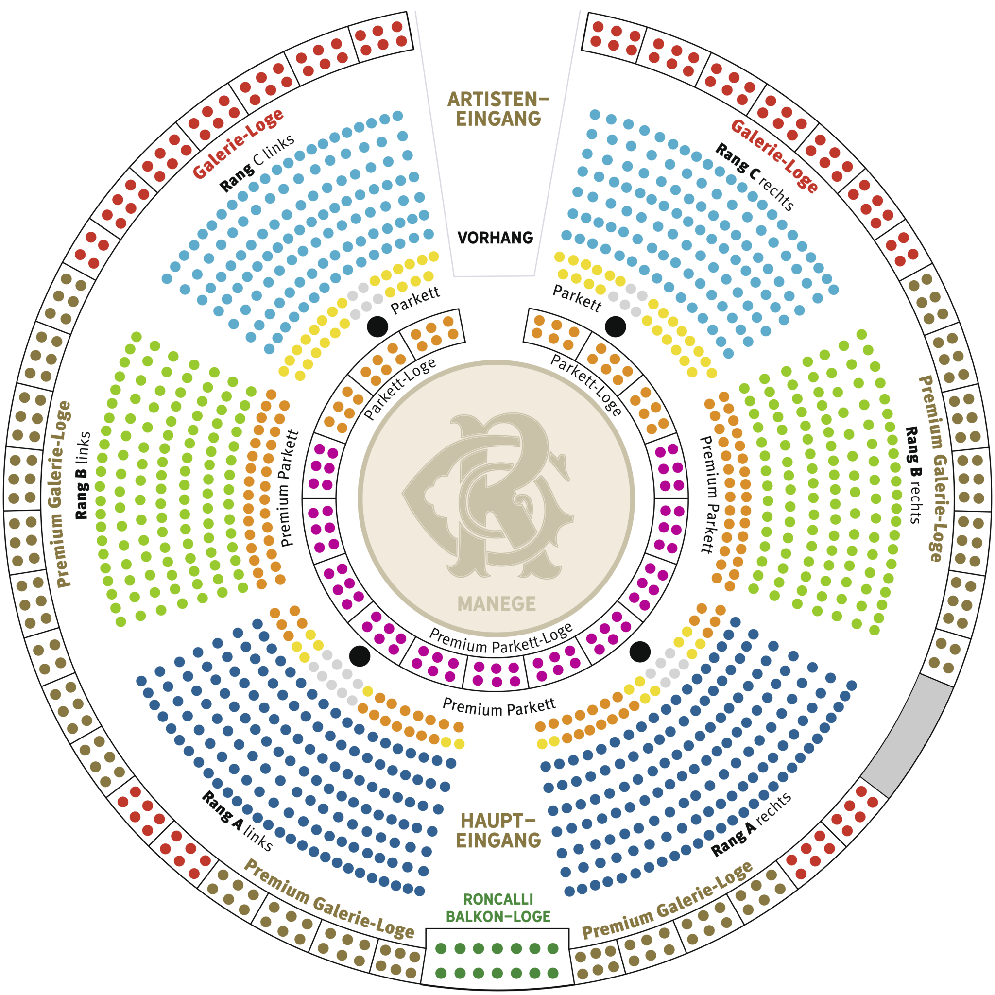 Circus-Theater Roncalli München | Werksviertel | Tickets